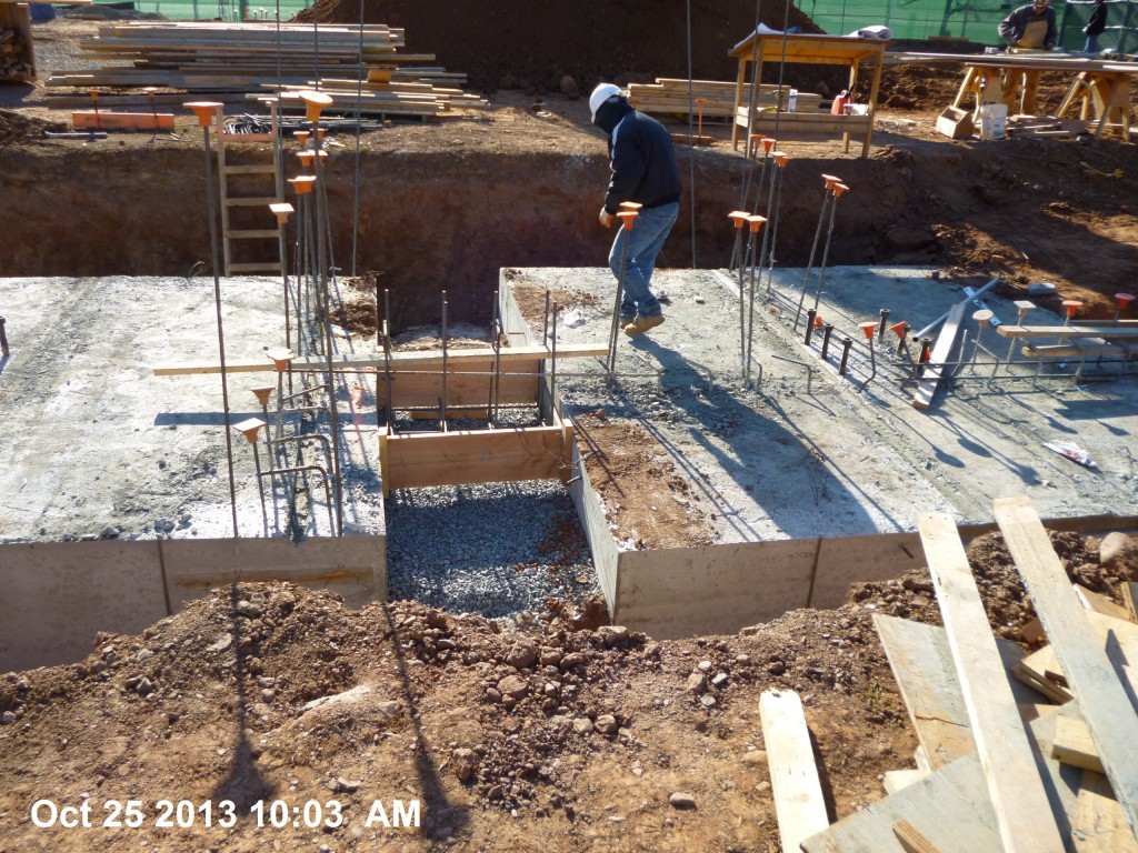 Formwork for Wall Footing C-4 to D-4 – Union County Improvement Authority