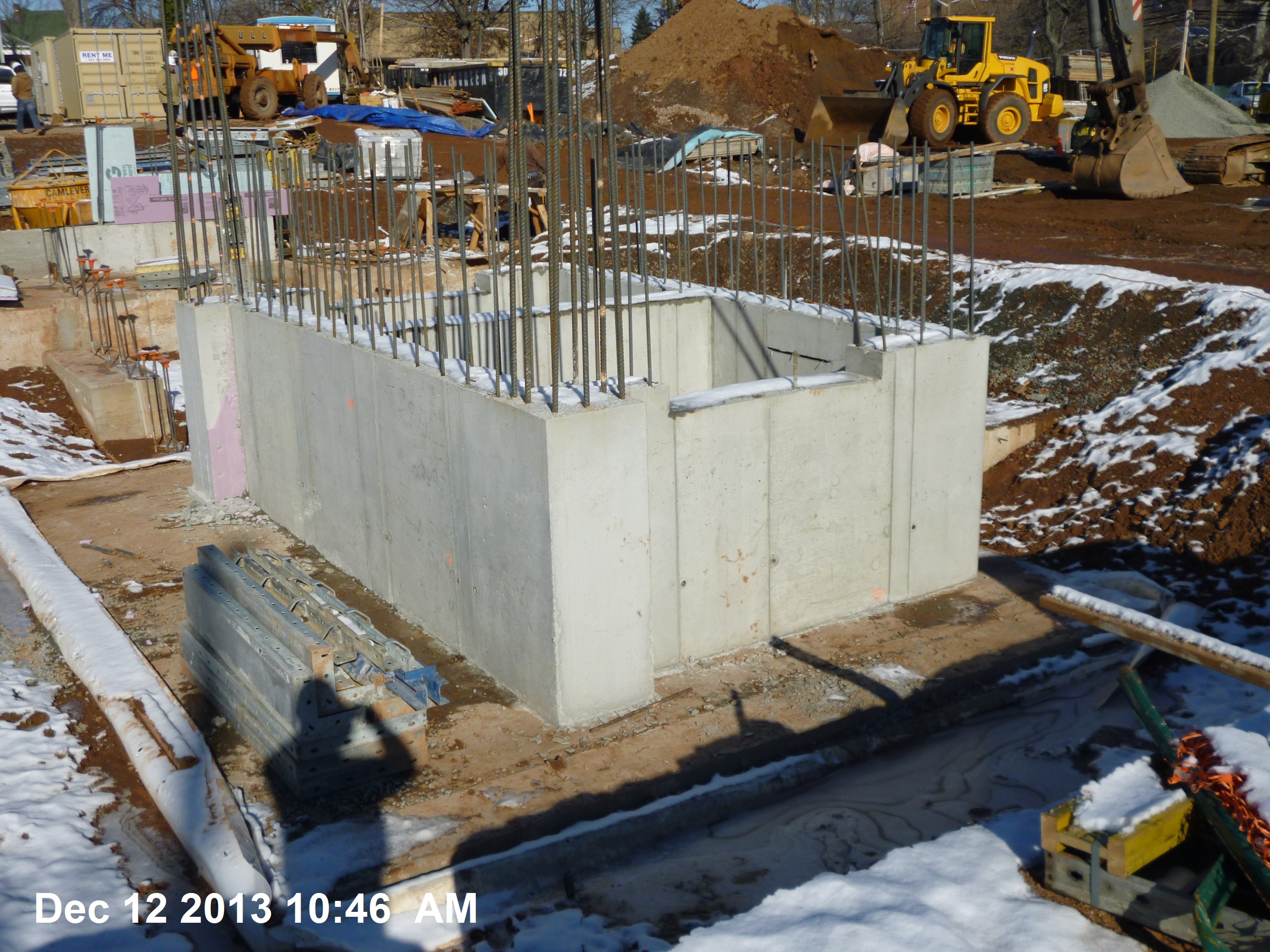 Elevator Shaft Wall Construction