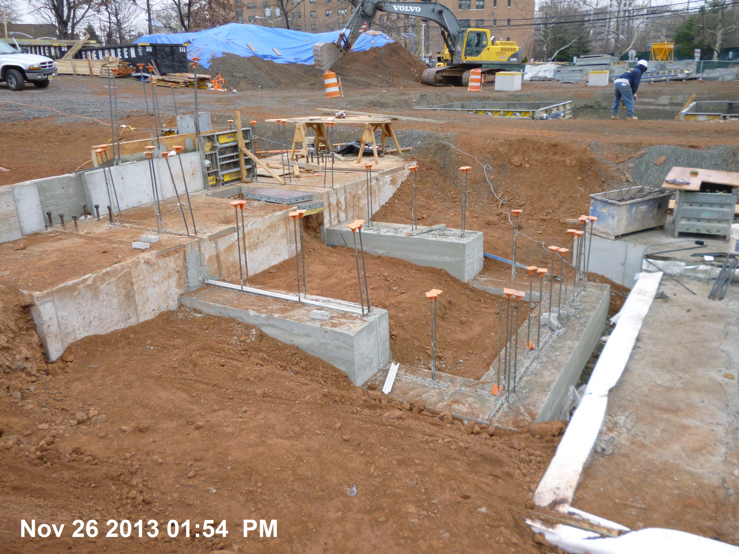 Wall Footings at Stair 3 – Facing Northeast – Union County Improvement ...